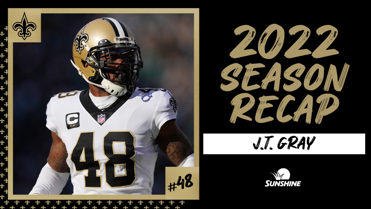 Defensive back J.T. Gray | New Orleans Saints 2022 season recap