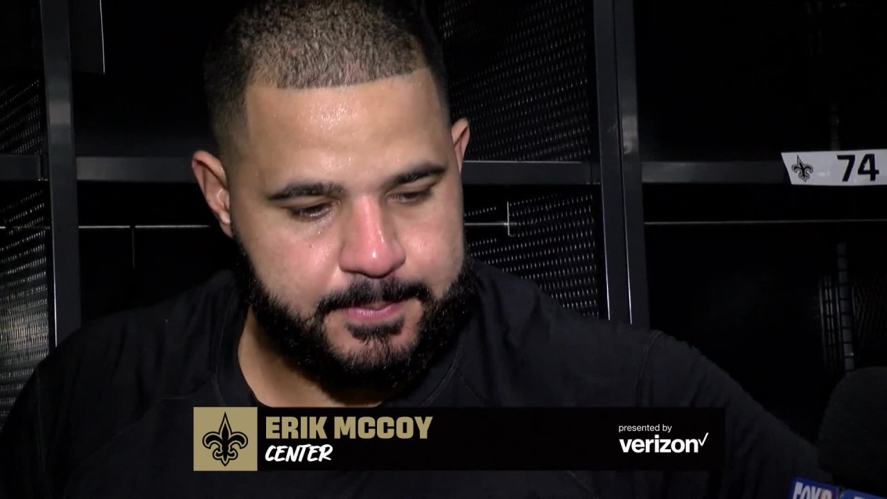 Saints Falcons 2022 Week 1 Postgame Interview - Erik McCoy on Wil Lutz ...