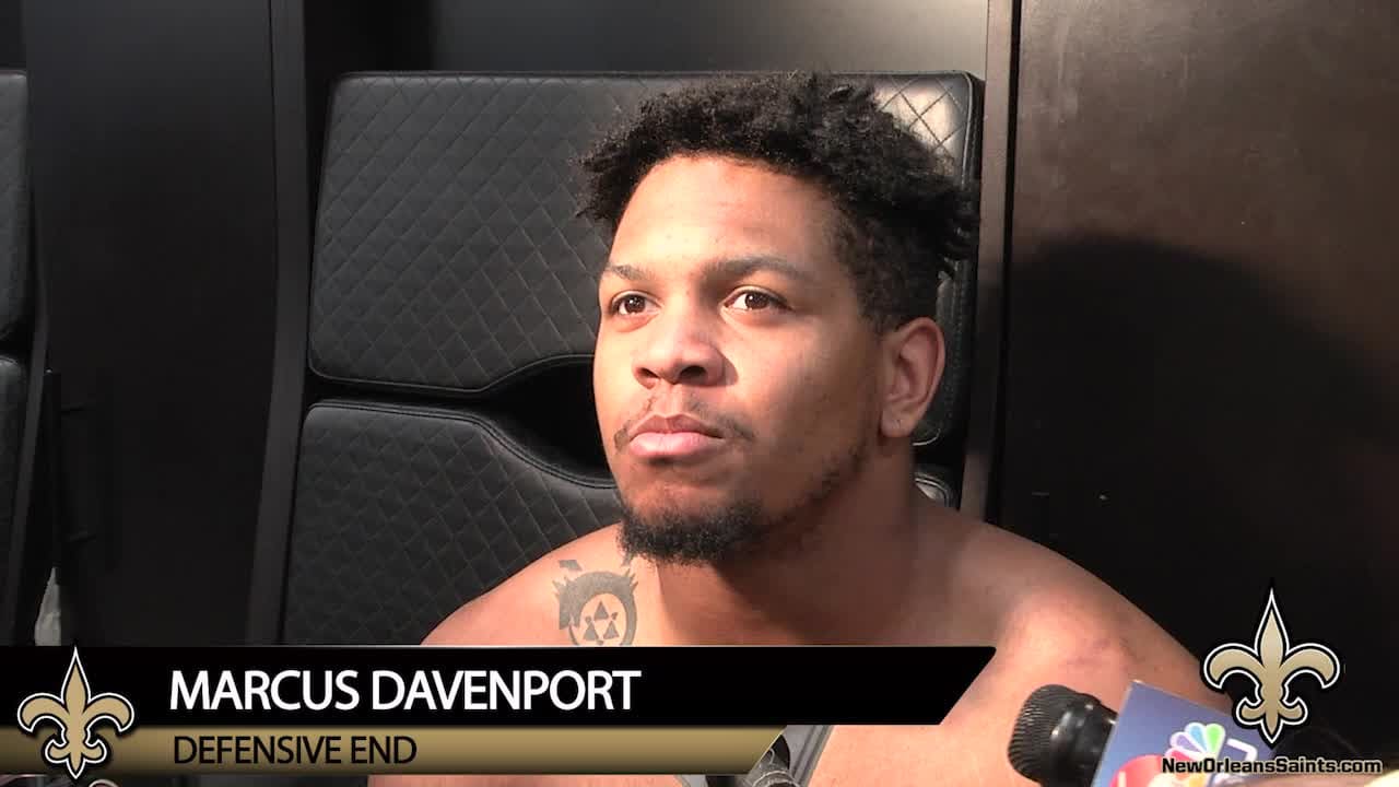 Marcus Davenport, "I'm just trying to develop as a player"