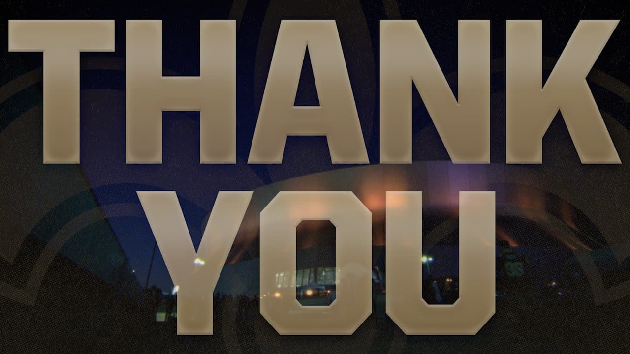 Thank you Saints fans