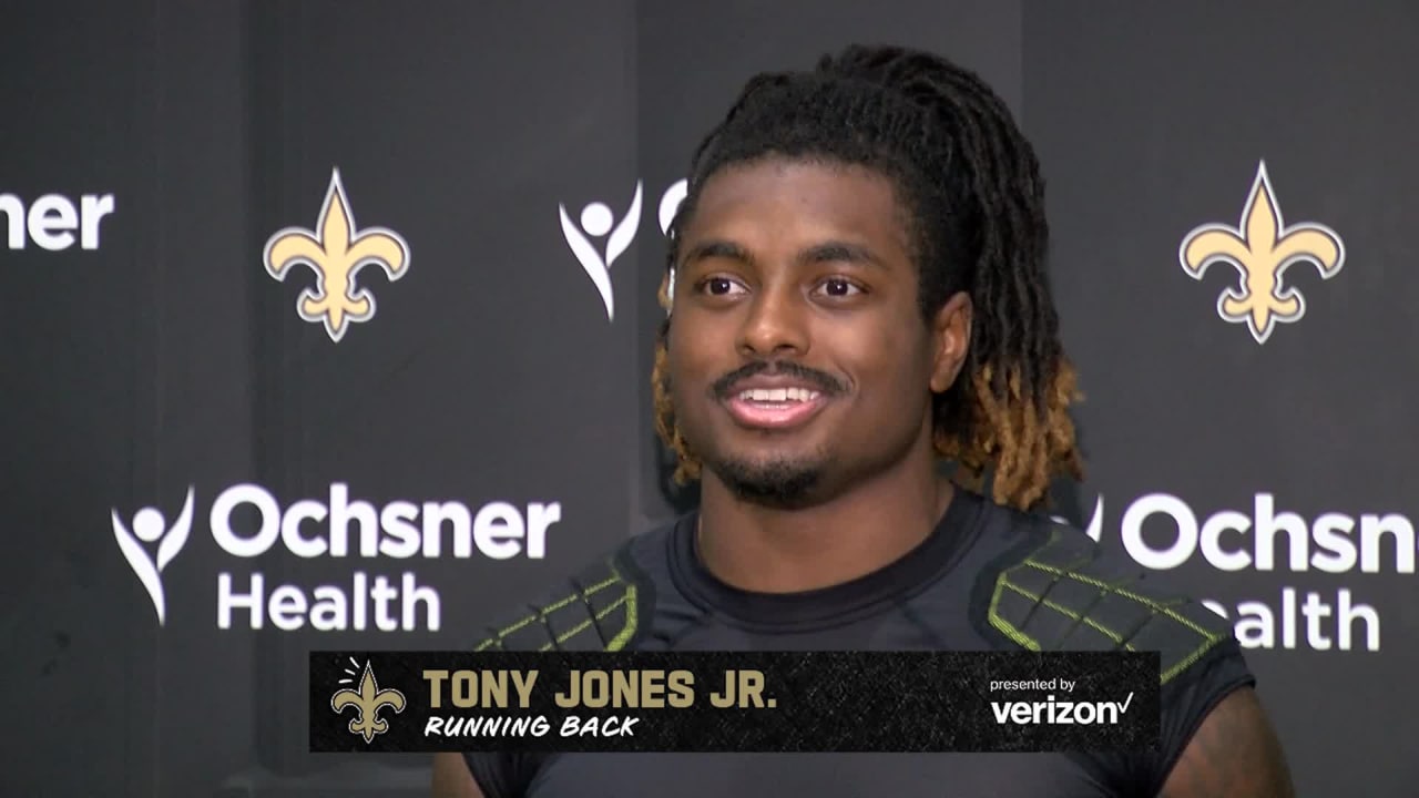 Saints Running Back Tony Jones Jr. Training Camp Interview 8/26/2021
