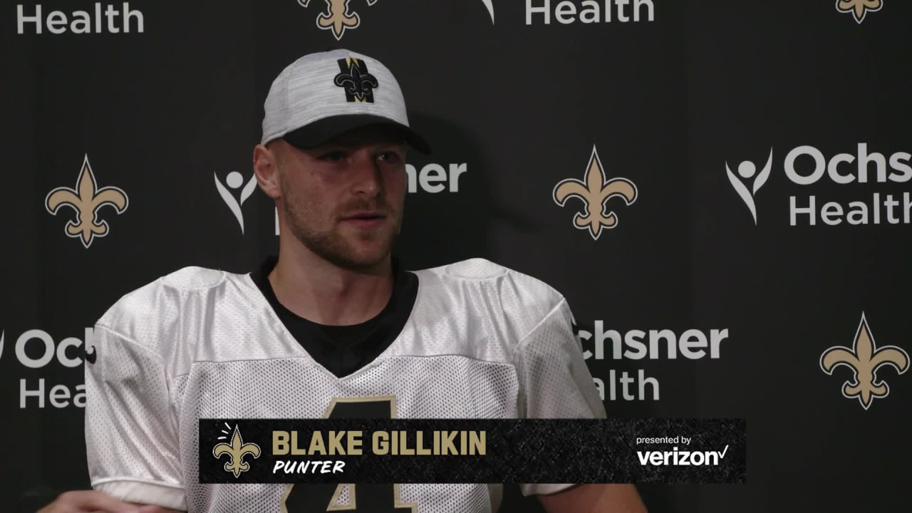 Blake Gillikin, Punter, New Orleans Saints Training Camp 2021 Interview ... Blake Gillikin, Punter, New Orleans Saints Training Camp 2021 Interview ...