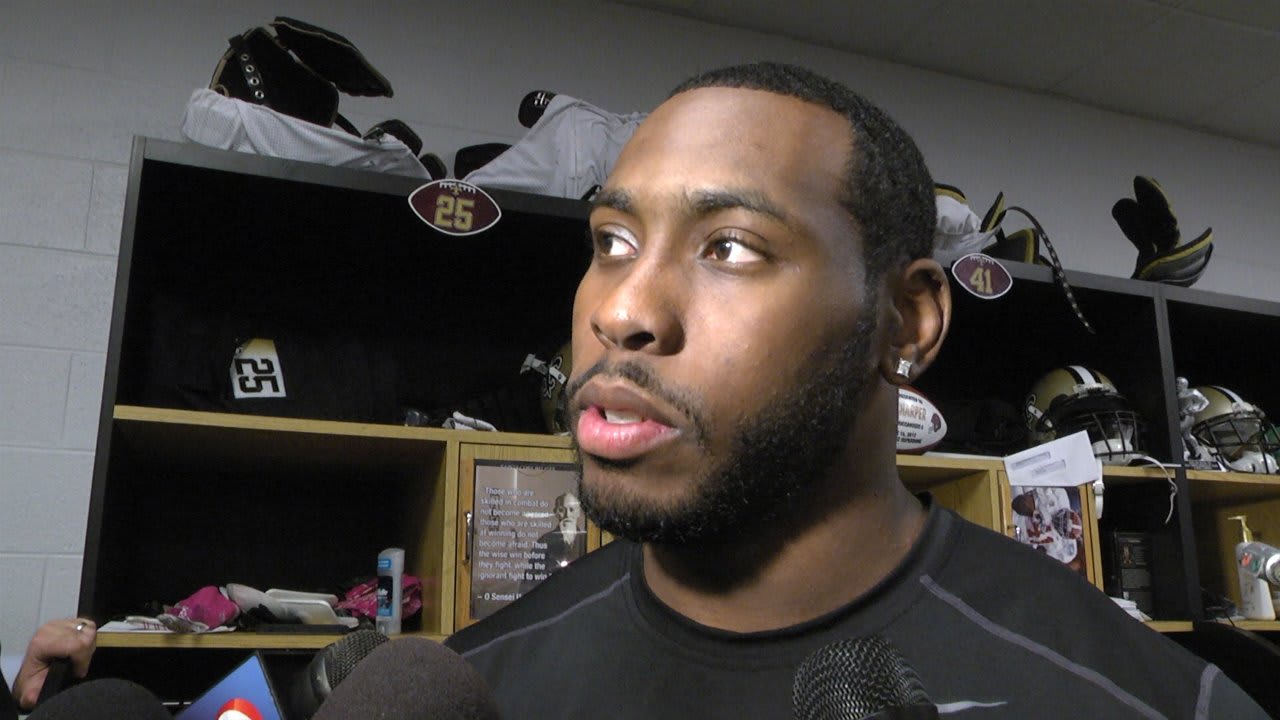 Rafael Bush on the Saints secondary