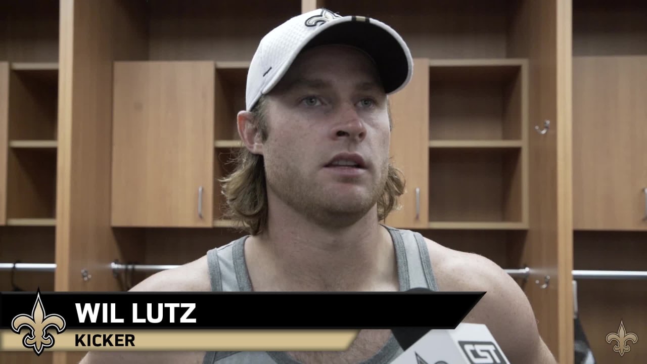 Saints kicker Wil Lutz, "It felt good to get a few kicks underneath my ...