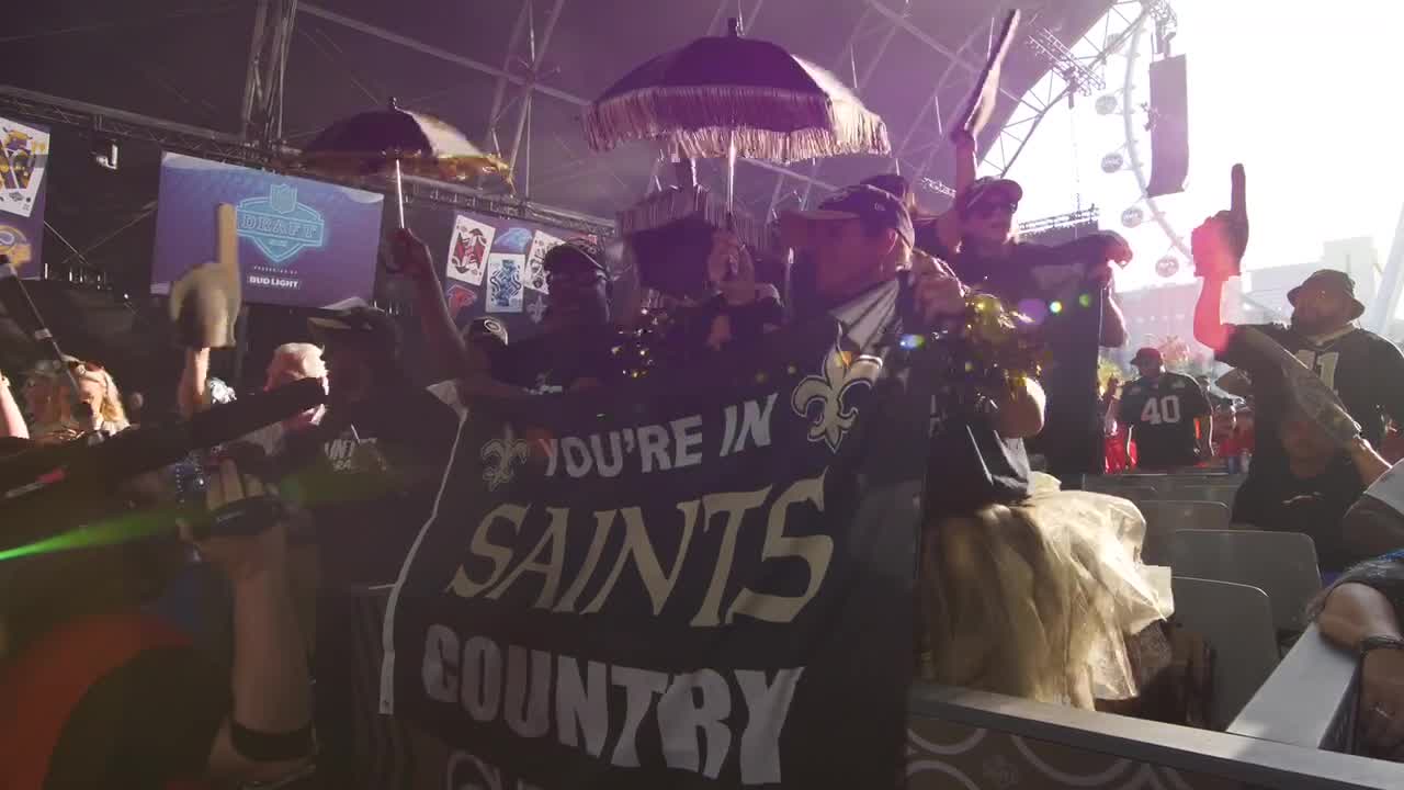 New Orleans Saints Inner Circle HYPE at the 2022 NFL Draft