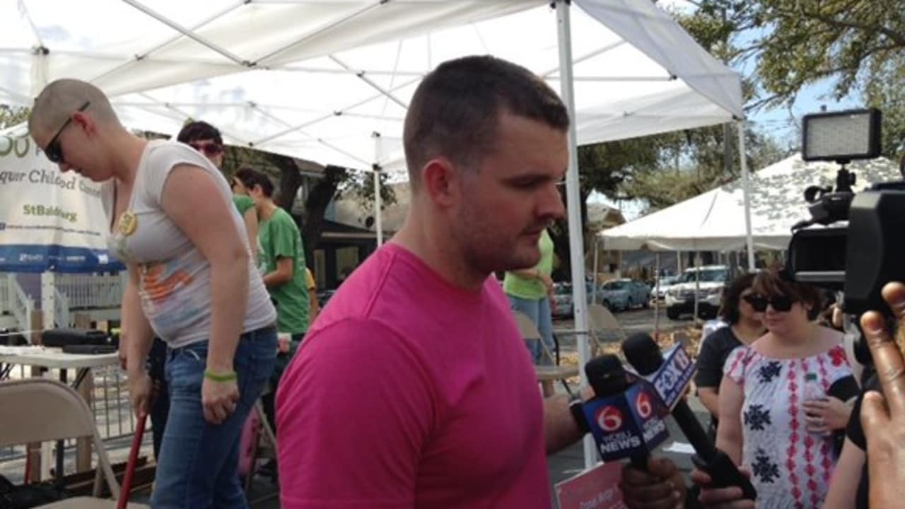 Thomas Morstead talks about St. Baldrick's Day