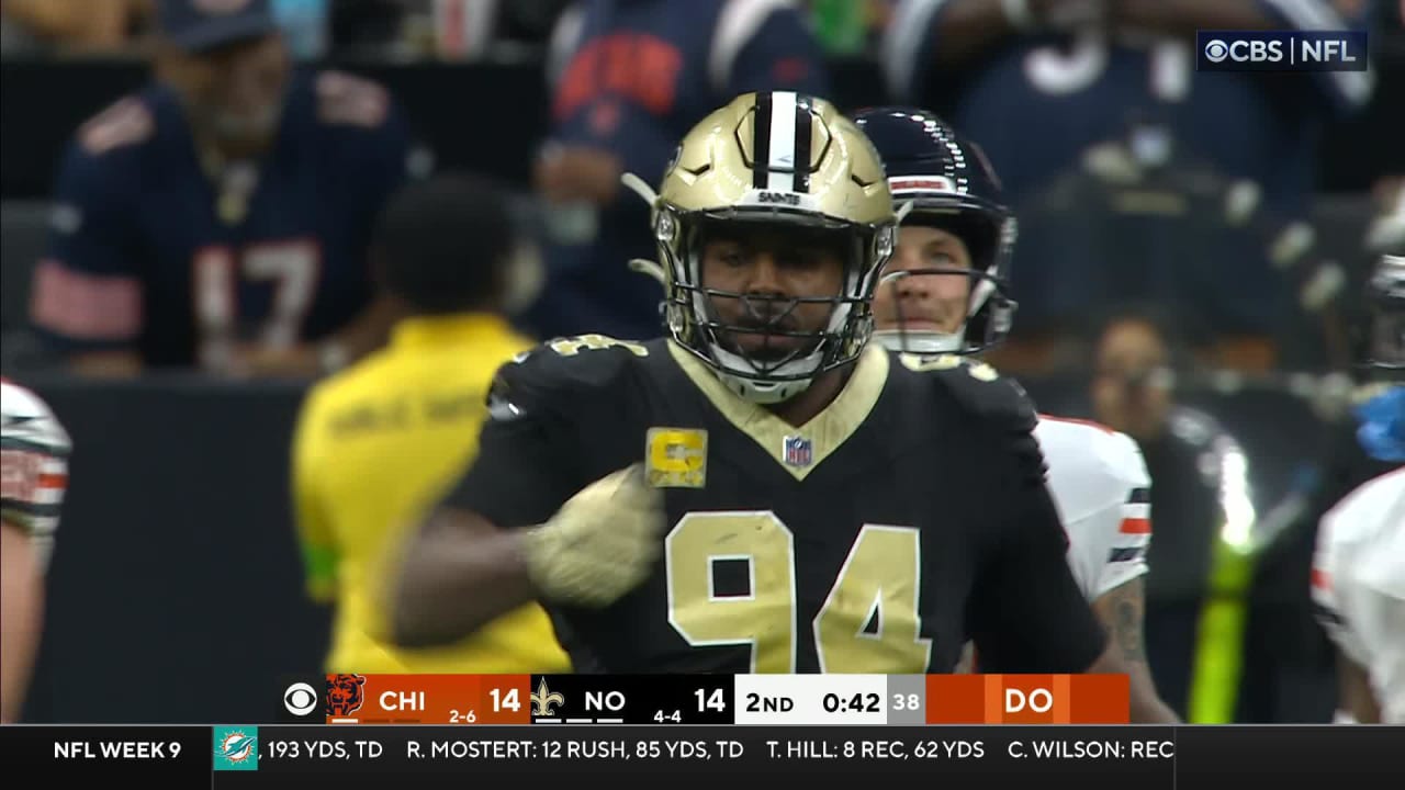 Highlights: Cam Jordan secures his second sack of '23 via Bagent takedown
