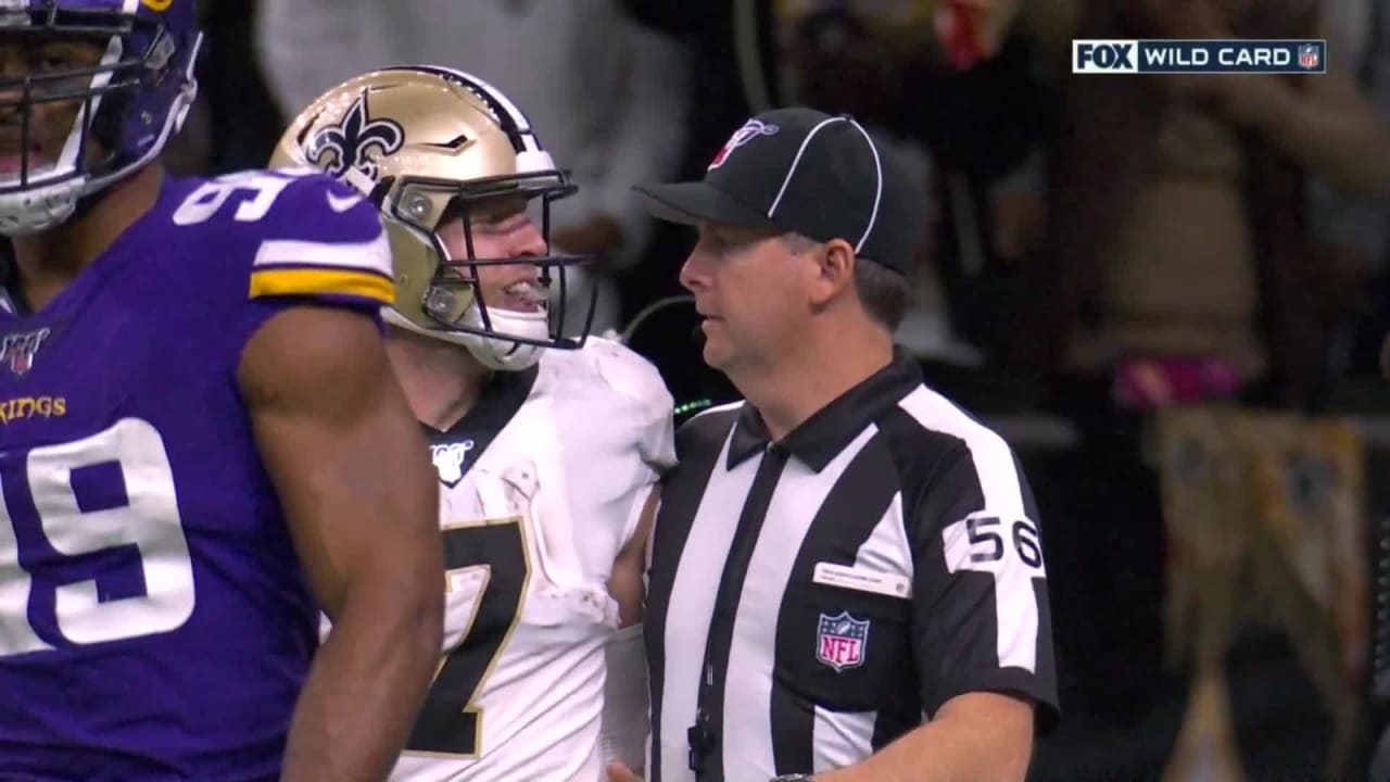 Taysom Hill muscles through the Minnesota defense on 28-yard run