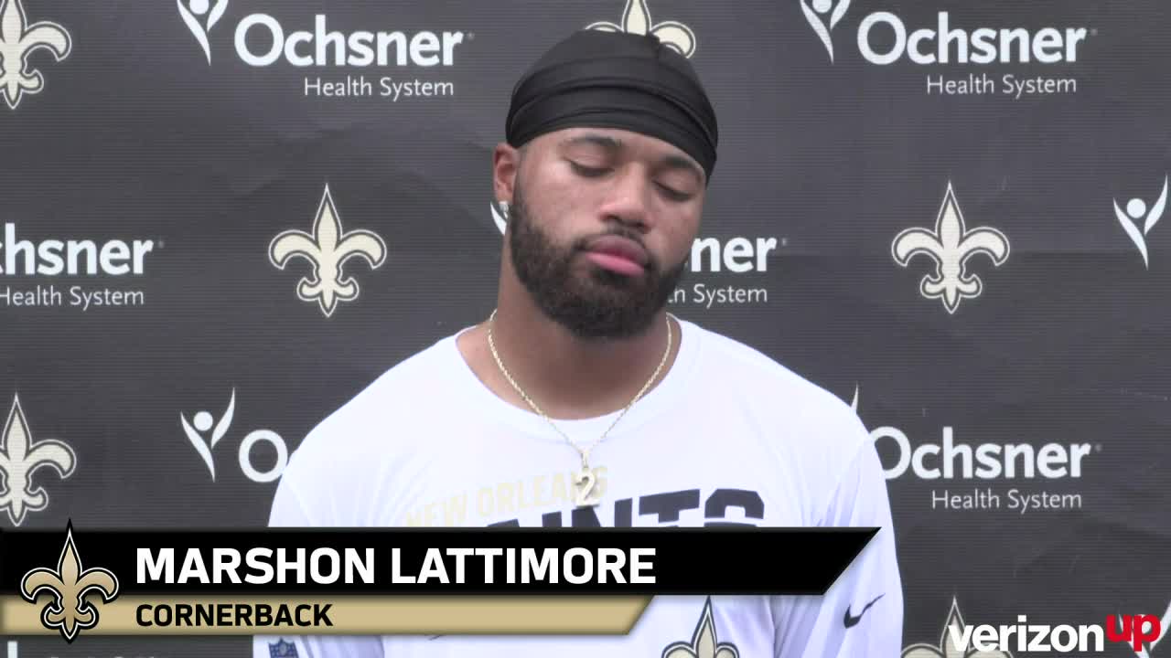 Marshon Lattimore media availability - 2019 Saints Training Camp ... Marshon Lattimore media availability - 2019 Saints Training Camp ...