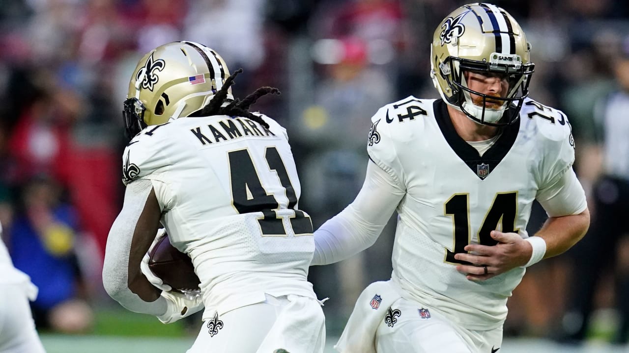 Alvin Kamara scampers up the middle on 17-yard burst - Saints Cardinals ...