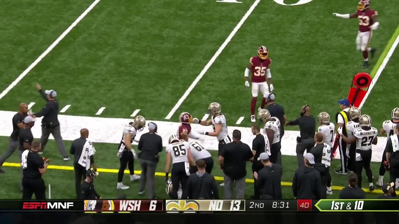 Tre'Quan Smith shows incredible toe-drag swag on 14-yard catch