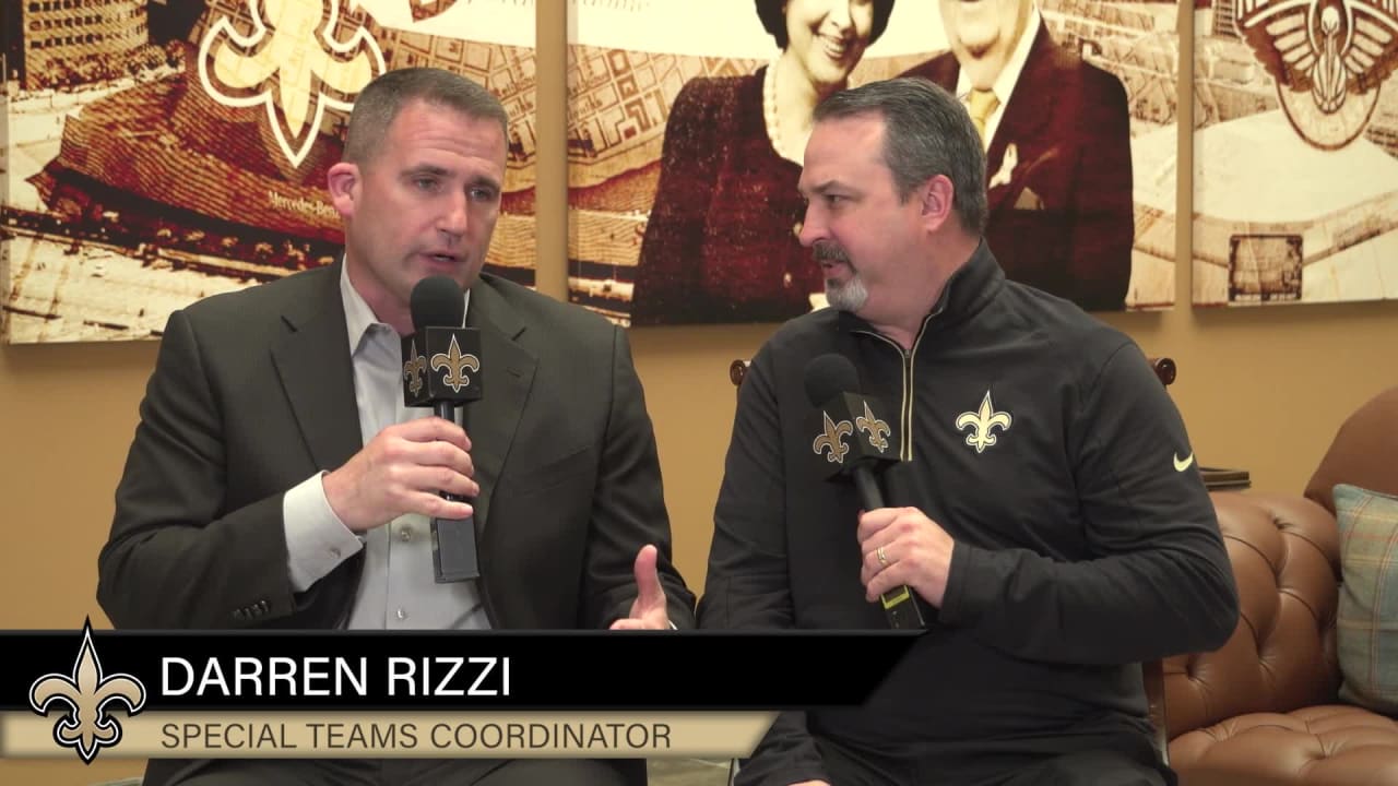 Darren Rizzi: Saints Pre Draft Interview 4-25-19