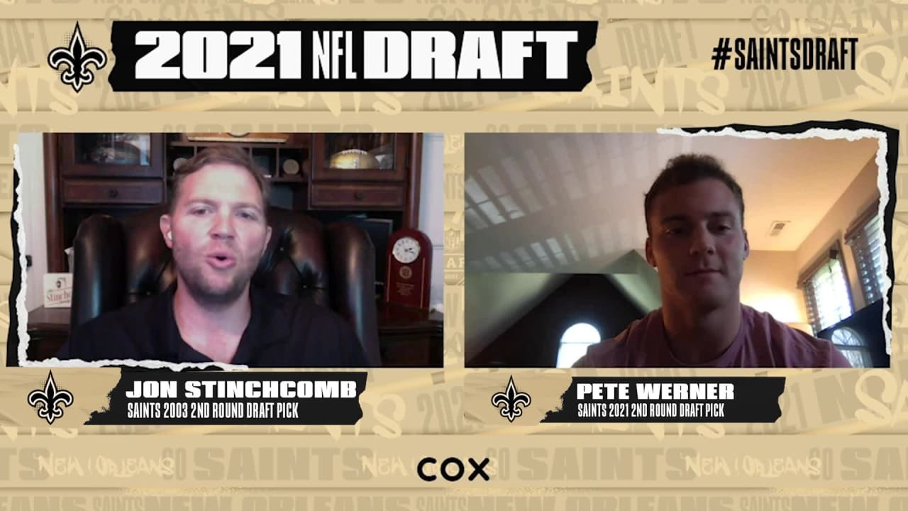 Pete Werner & Jon Stinchcomb talk Saints culture | 2021 NFL Draft