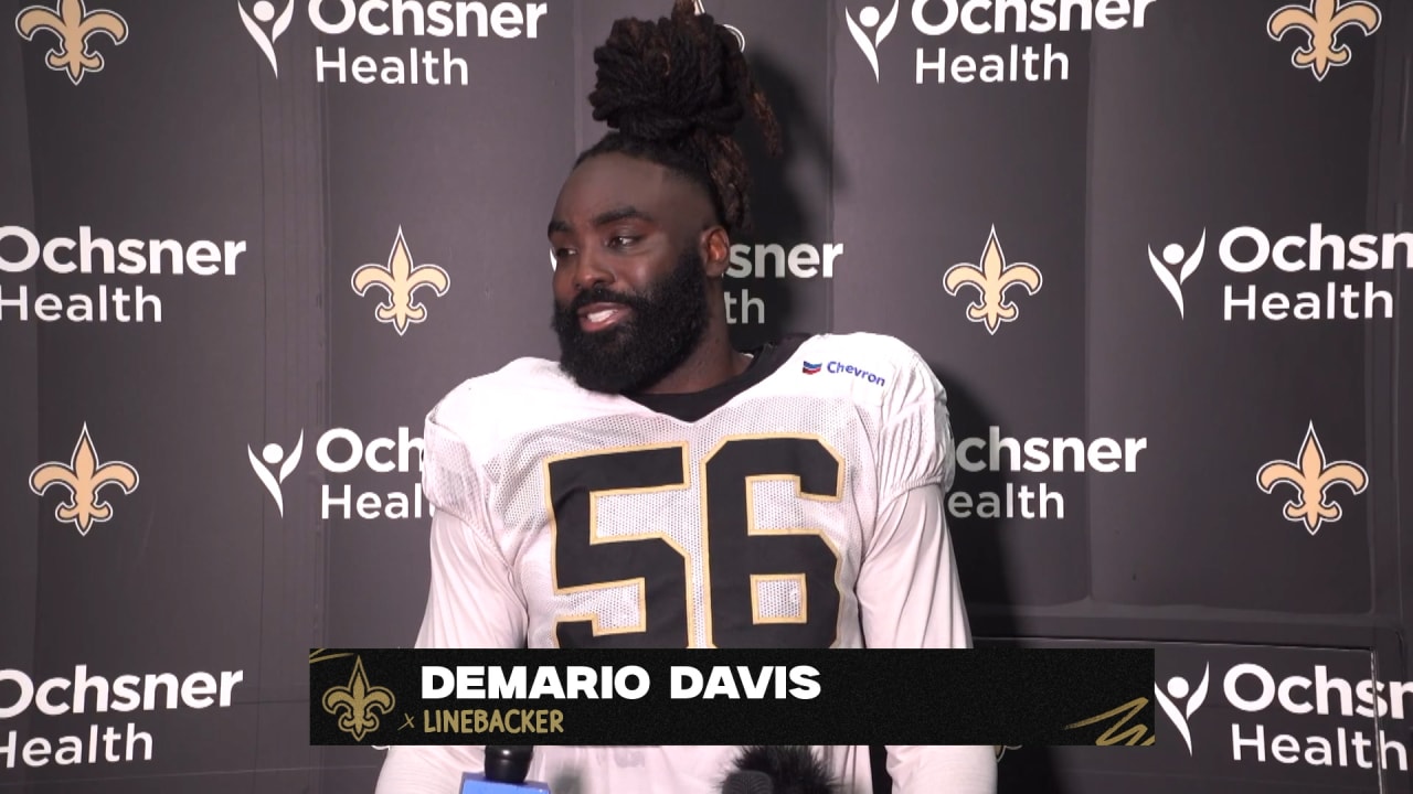 Demario Davis talks Saints roster, health status on Day 20 of Saints ...