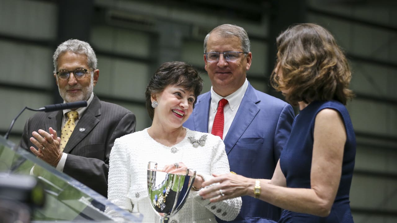 Gayle Benson honored as 2021 recipient of Loving Cup