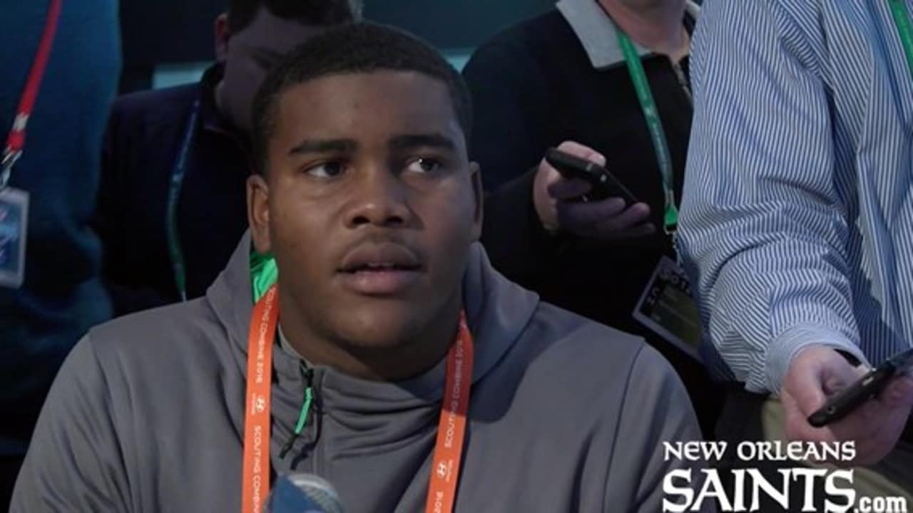 Texas Tech Le'Raven Clark talks about Combine