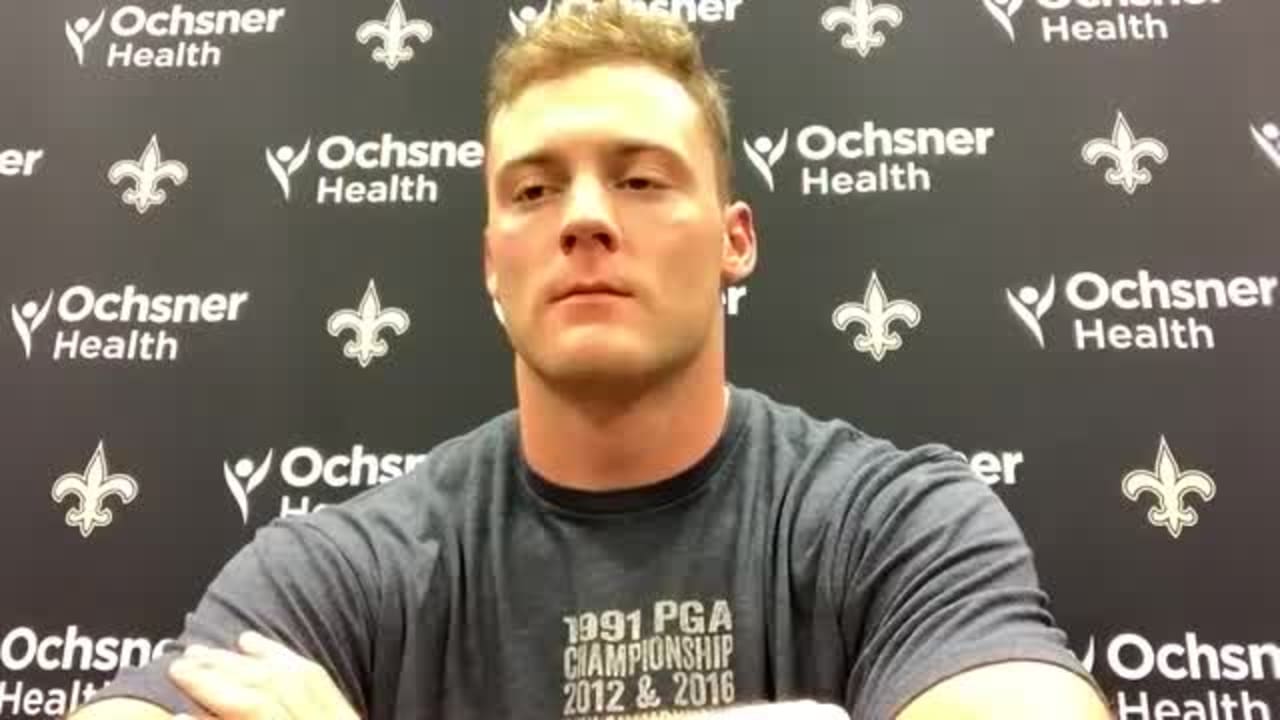 Pete Werner talks Saints defense in week 10 at Titans 11/15/21
