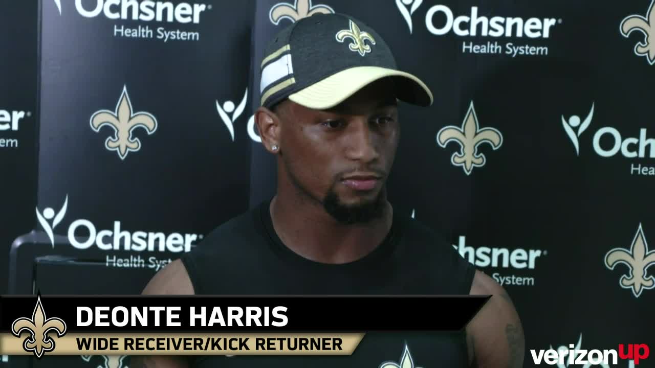 Deonte Harris media availability - 2019 Saints Training Camp - Saturday ...