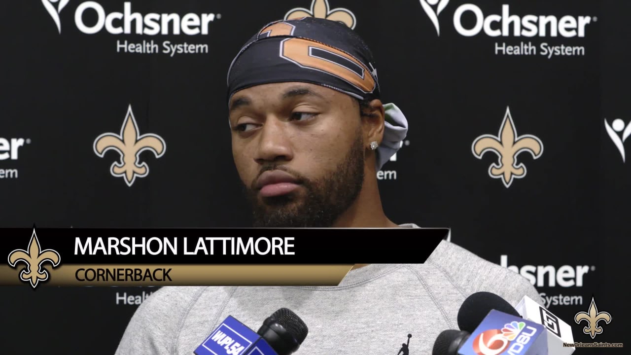 Marshon Lattimore Training Camp Media Availability - August 15 Marshon Lattimore Training Camp Media Availability - August 15