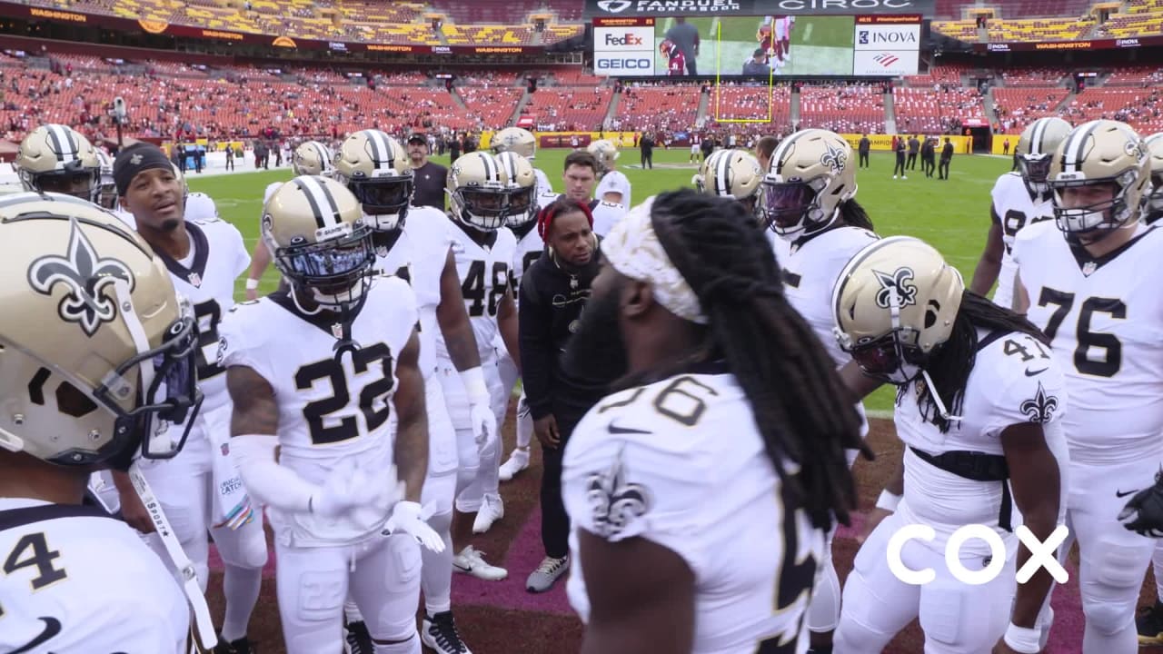 Saints vs. Washington Pregame Huddle | 2021 NFL Week 5