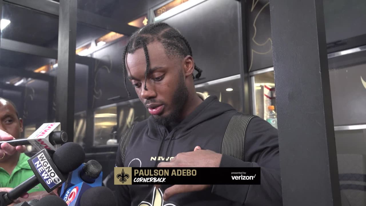 Saints CB Paulson Adebo on Week 3 injury status at Carolina Panthers 9 ...