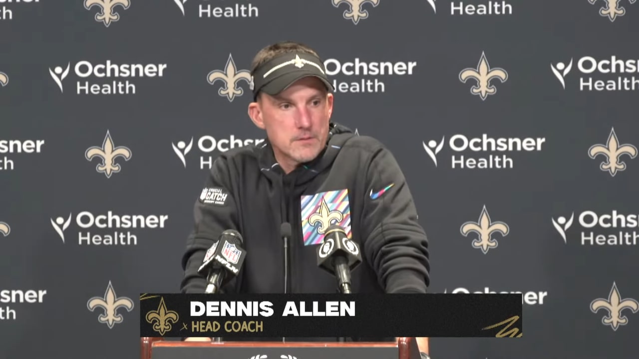 Thursday Night Football: Saints HC Dennis Allen recaps loss to Jags