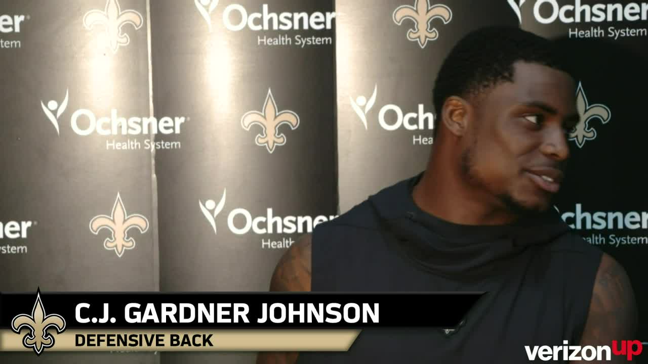 C.J. Gardner-Johnson media availability - 2019 Saints Training Camp ...