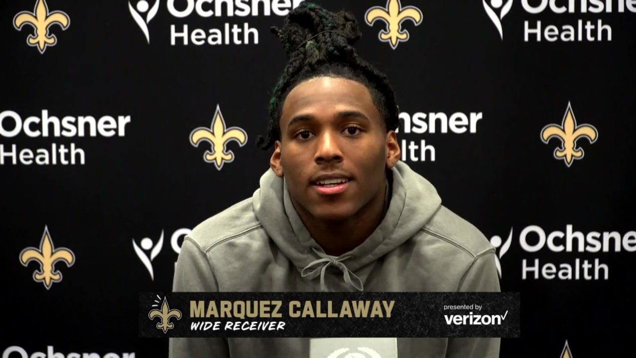 New Orleans Saints WR Marquez Callaway on his progression in 2021 1/6/22