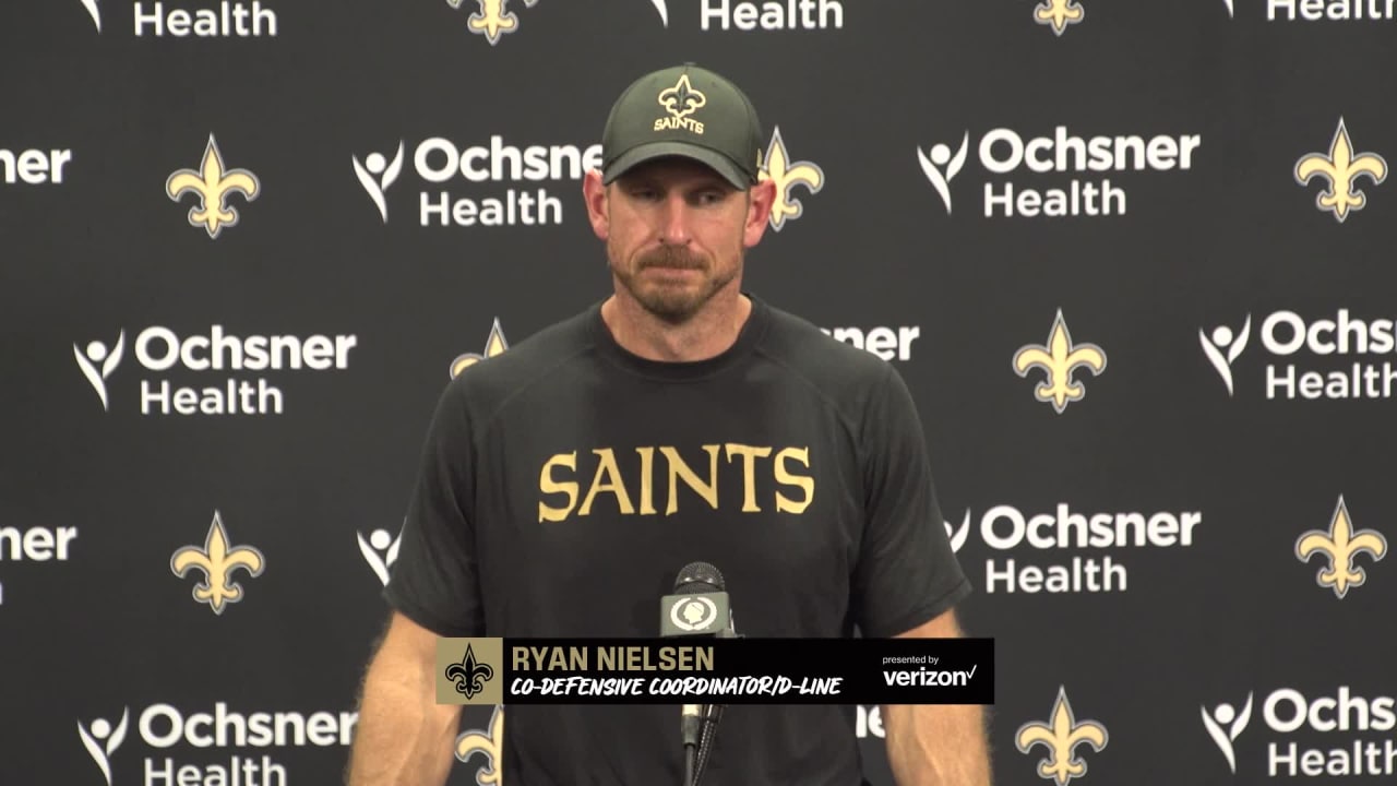 Saints Co-DC Ryan Nielsen on Christian McCaffrey, Week 3 at Panthers 9 ...