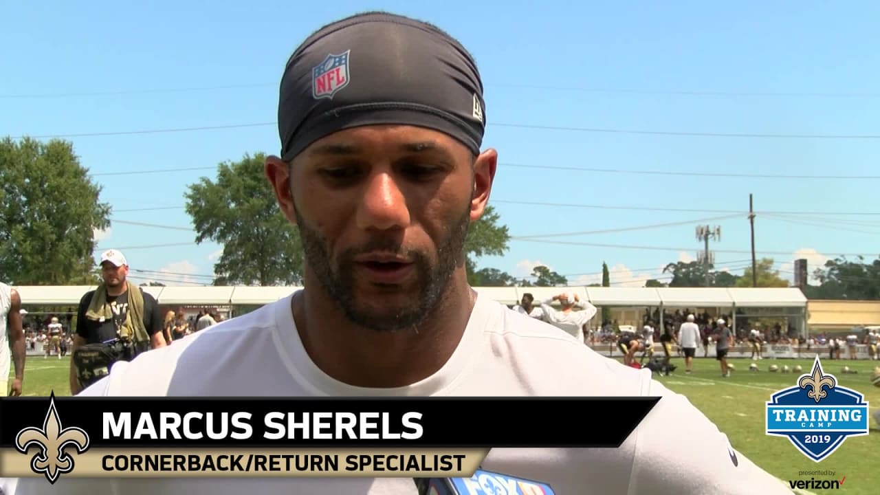 Marcus Sherels Saints Training Camp Media Availability: July 29, 2019