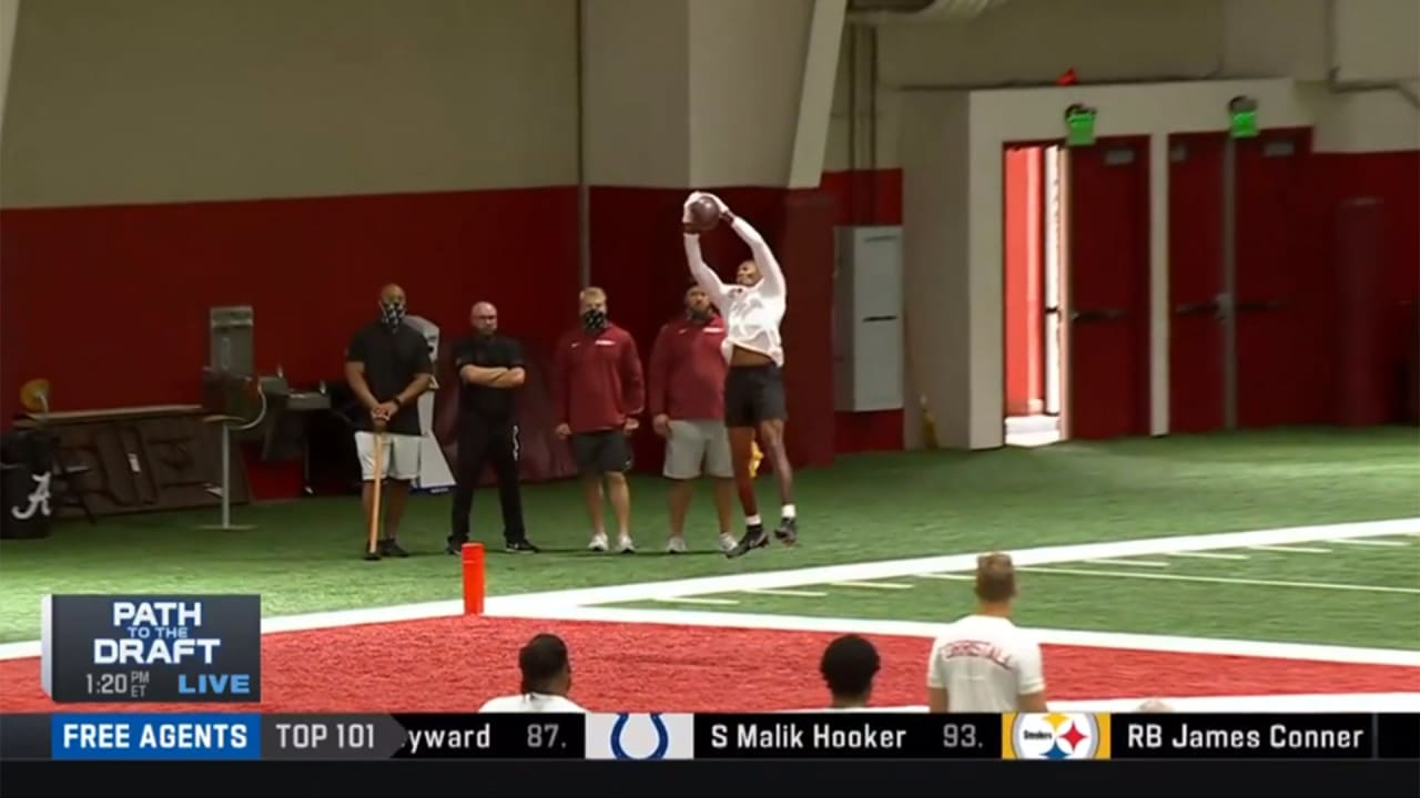 DeVonta Smith Pro Day Highlights | 2021 Alabama Pro Day