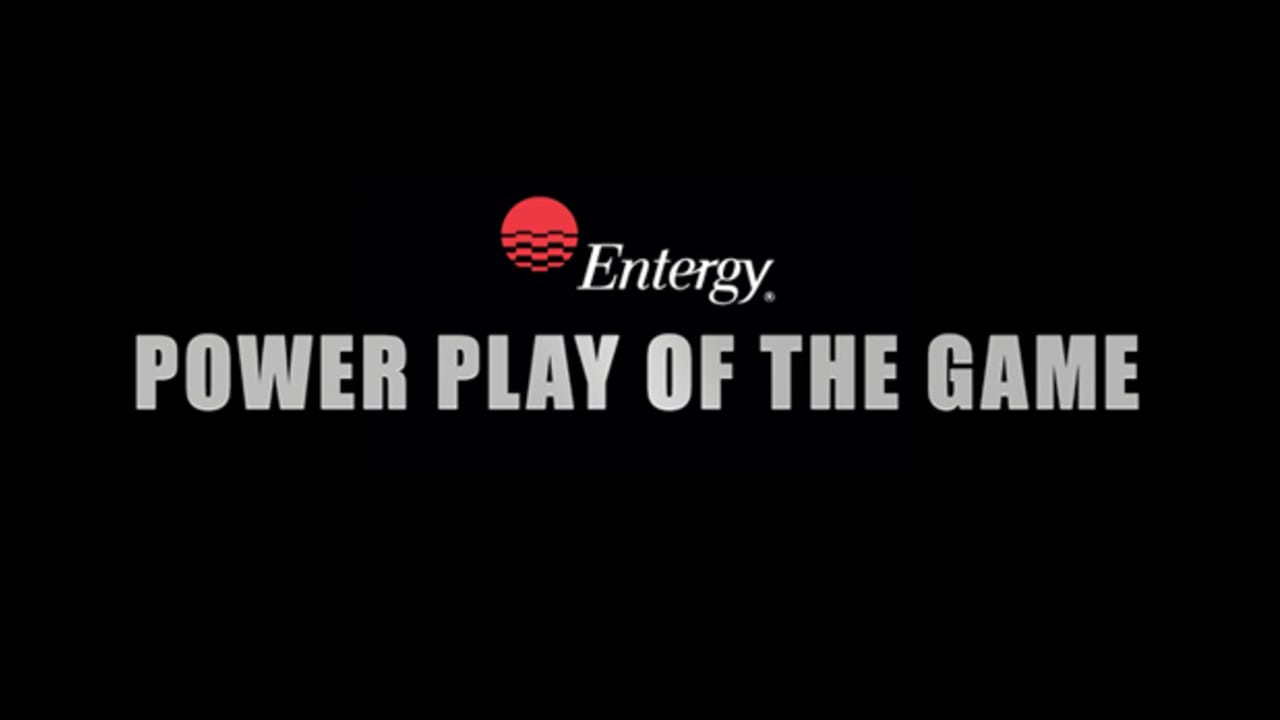Entergy Power Play of the Game vs. the Lions
