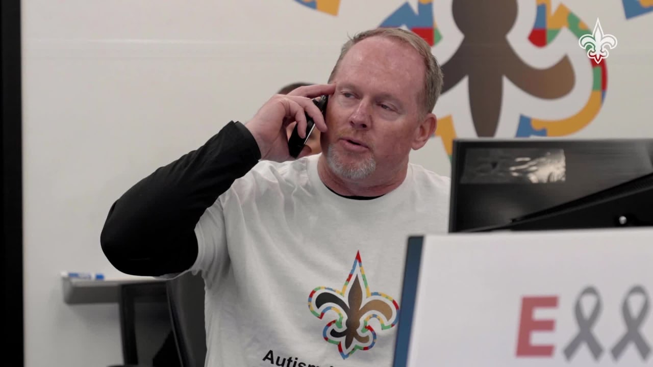 Nick Saldiveri gets the call from Saints staff before being drafted ...