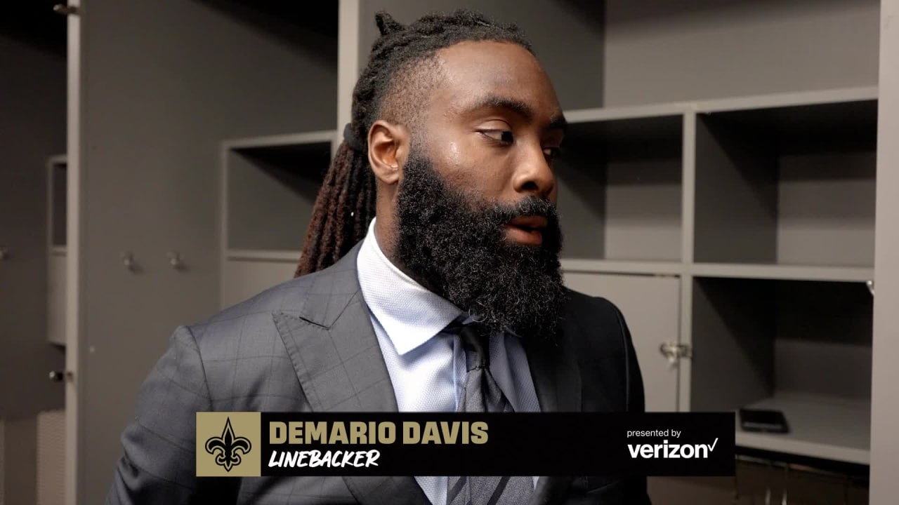 Linebacker Demario Davis Postgame Interview | Bucs vs. Saints Monday ...