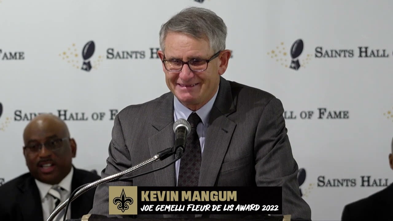Kevin Mangum | Joe Gemelli Fleur de Lis award speech
