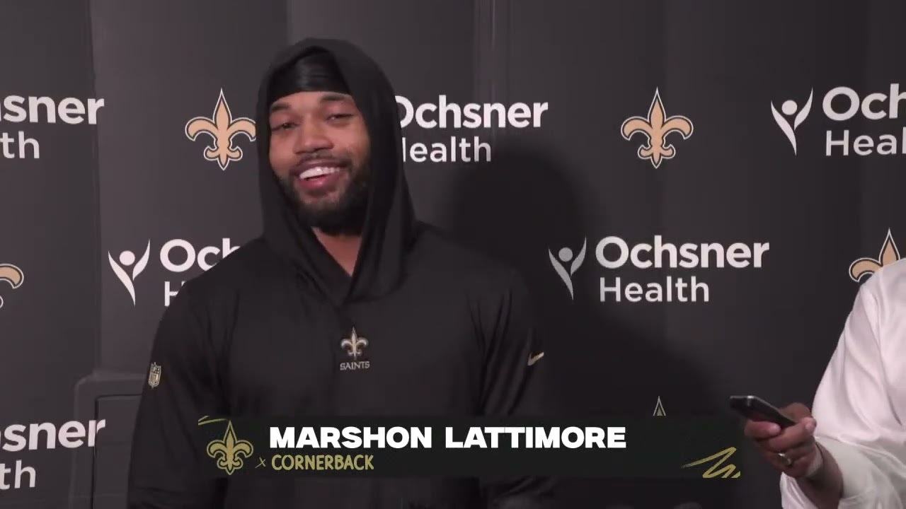 Training Camp: Saints CB Marshon Lattimore on NFL's Top DBs, Michael Thomas