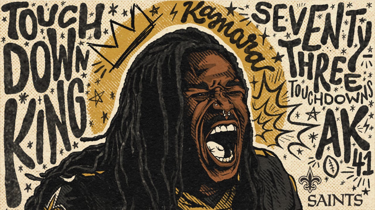 Alvin Kamara sets New Orleans Saints touchdown record