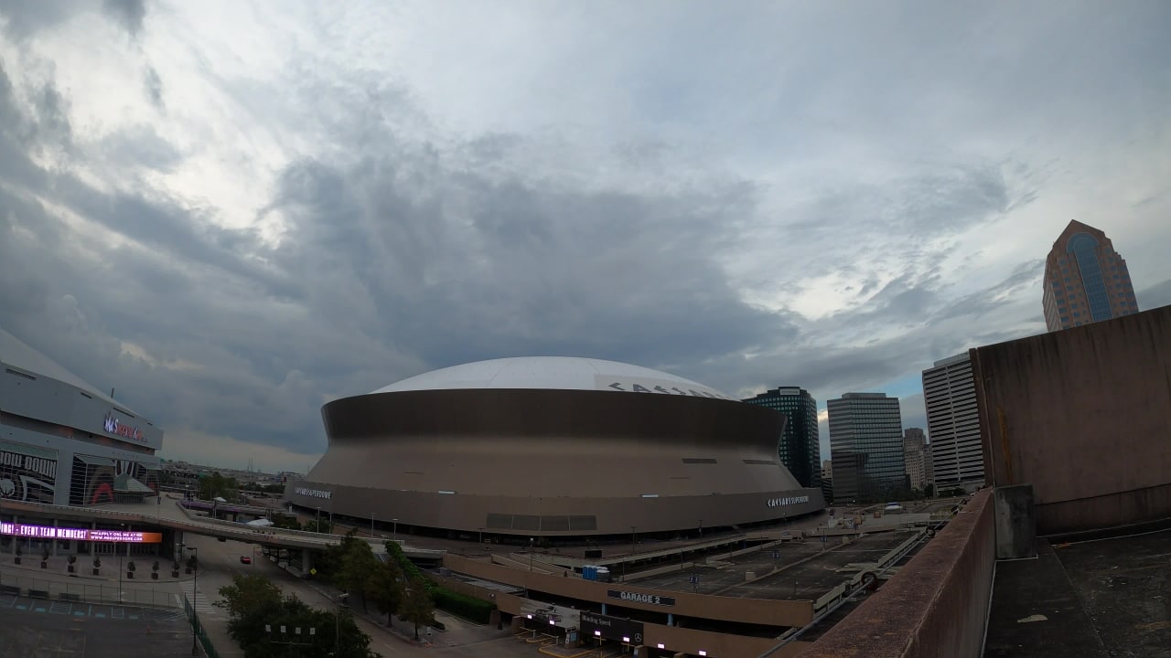 Timelapse: Caesars Superdome ready for Saints fans