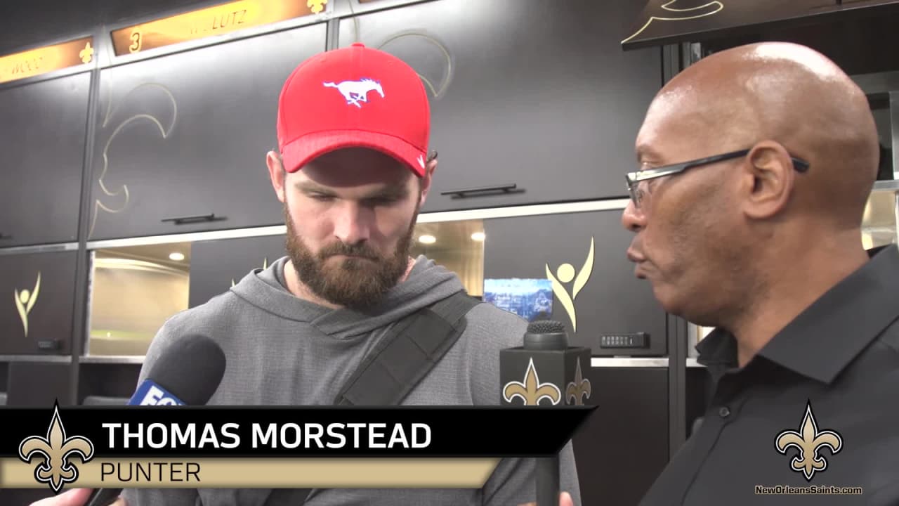 Thomas Morstead: 'I hope we get the win'