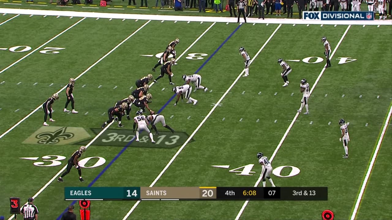 Michael Thomas elevates for key third-and-long catch