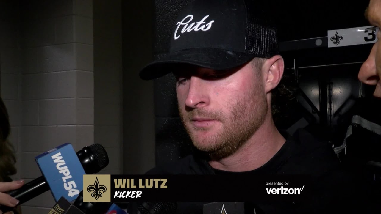 Saints Falcons 2022 Week 1 Postgame Interview - Wil Lutz talks game ...