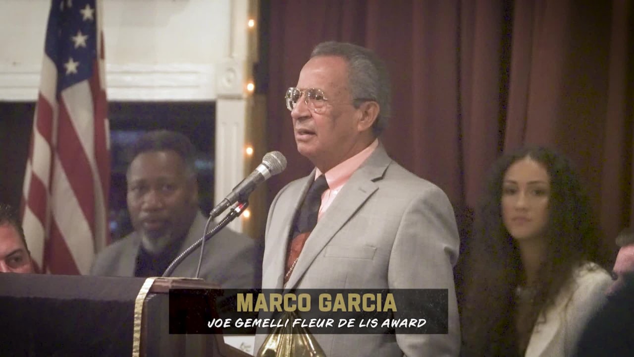 New Orleans radio broadcaster Marco Garcia on receiving the Joe Gemelli ...