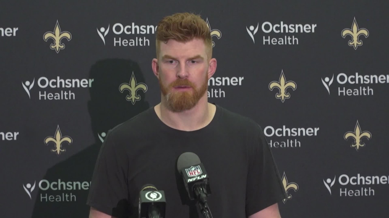 New Orleans Saints quarterback Andy Dalton Postgame Interview vs Las ...
