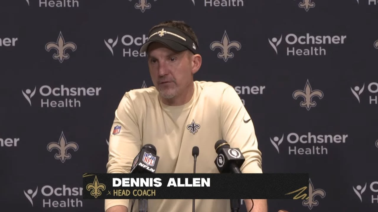 Postgame Interview: Saints HC Dennis Allen Recaps Loss to Bucs