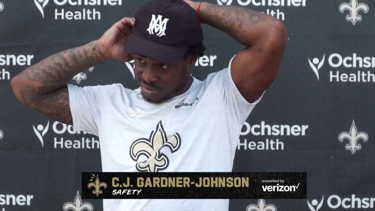 CJ Gardner-Johnson Safety New Orleans Saints Training Camp Interview 8 ...