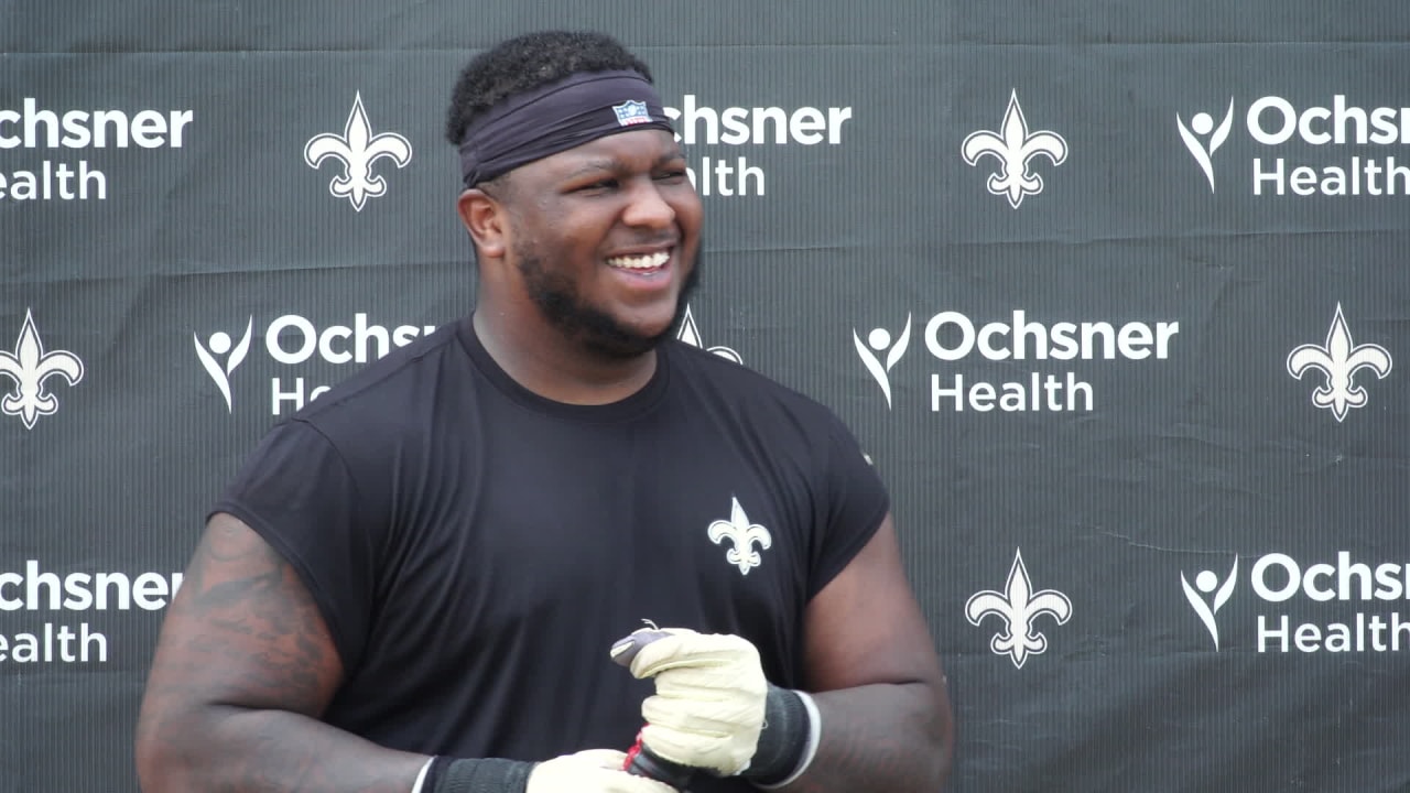 Cesar Ruiz, Guard, New Orleans Saints Training Camp 2021 Interview 8/4/21