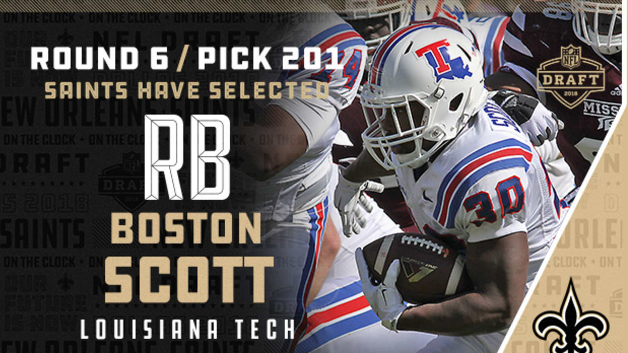 Boston Scott on being drafted by the Saints: 'We've always been Saints ...