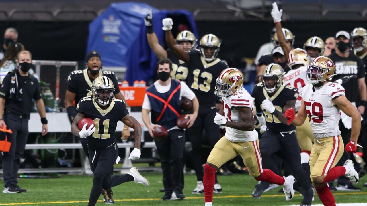 Deonte Harris electric 75-yard kick return | Saints-49ers Highlights
