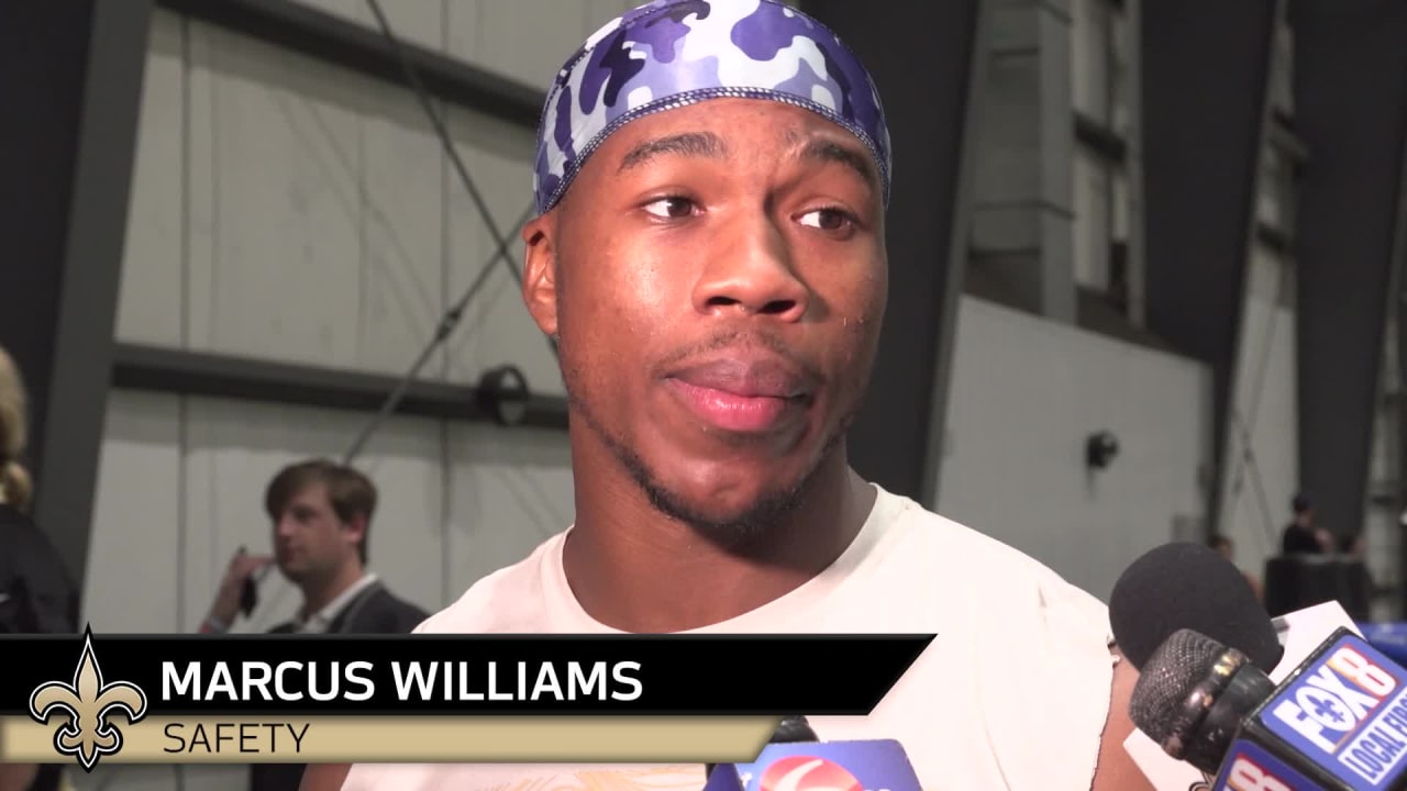 Marcus Williams media availability - 2019 Saints Training Camp ...