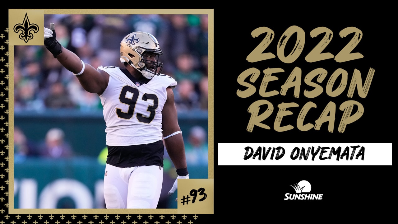 Defensive lineman David Onyemata | New Orleans Saints 2022 season recap